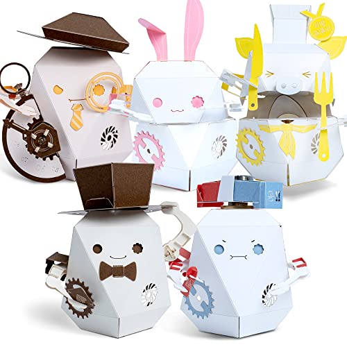 Snapklik.com : Moving Paper Robots Set Beginner Level STEM Kit Paper ...