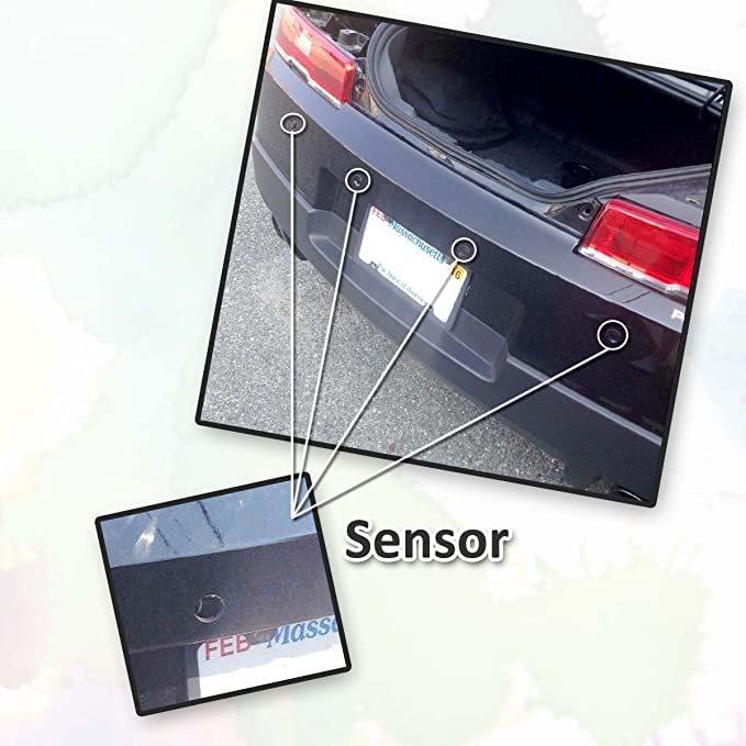 Buy Auto Pearl Car Silver Parking Reverse Sensors Compatible with- E240 ...