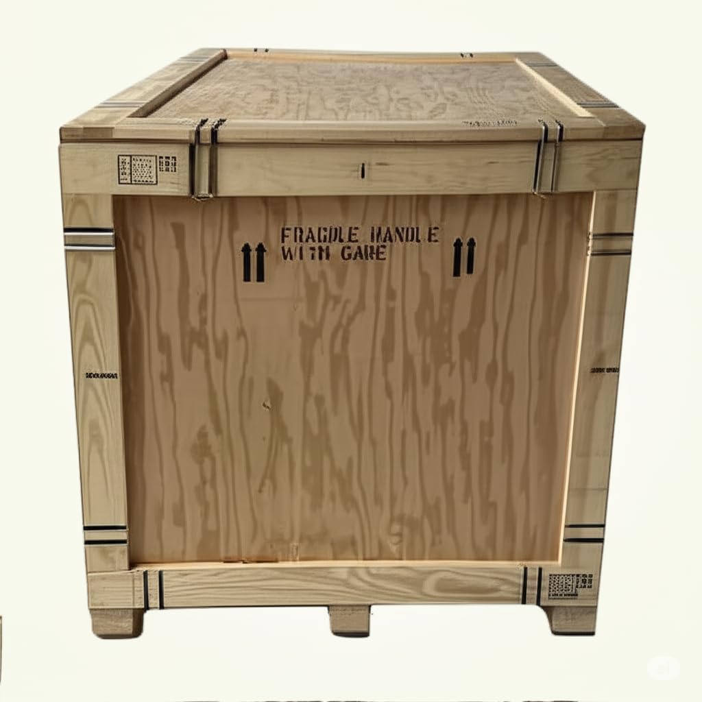 Amazon.com: Collapsible Plywood Shipping Crate – Stackable, ISPM 15 ...
