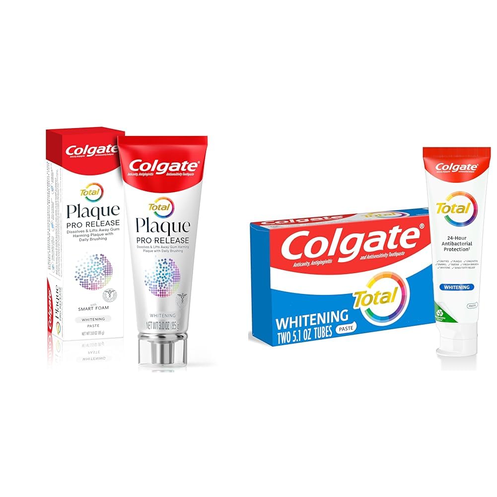 Amazon.com : Colgate Total Plaque Pro Release Whitening Toothpaste ...