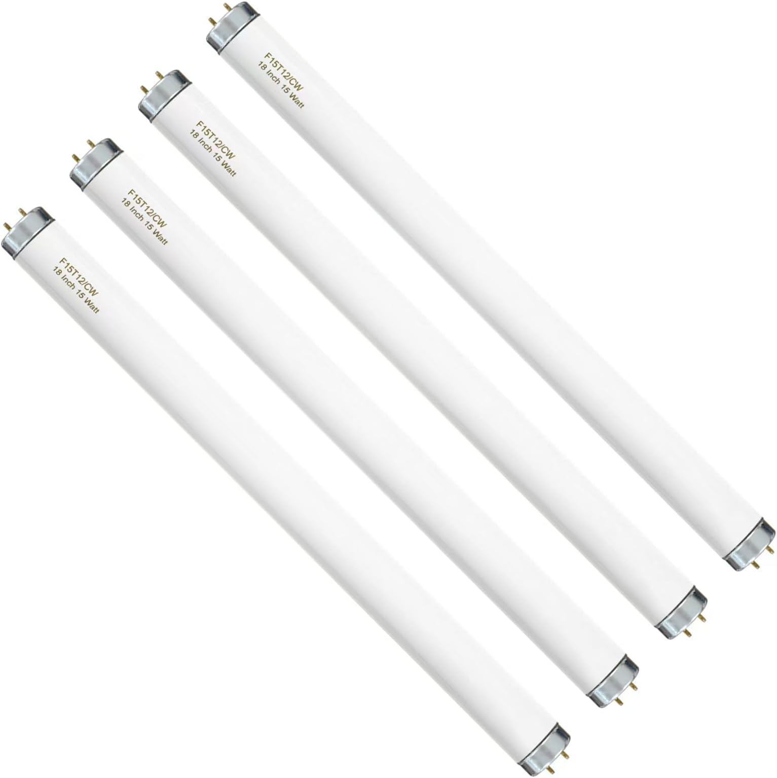 F15T12-CW Cool White 15 Watt Light Bulbs, T12 15 Watt Fluorescent Bulb ...