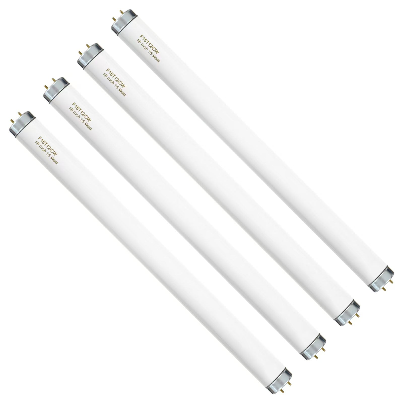 F15T12-CW Cool White 15 Watt Light Bulbs, T12 15 Watt Fluorescent Bulb ...