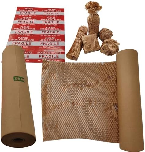 Amazon.com : Eco-Friendly Honeycomb Packing Paper Roll - 15" x 166 ...