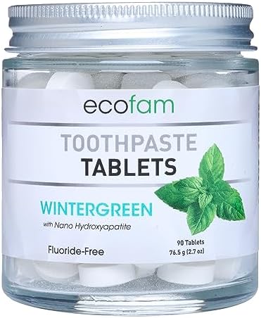 Amazon.com: Ecofam Chewable Xylitol Toothpaste Tablets - 90 Natural ...