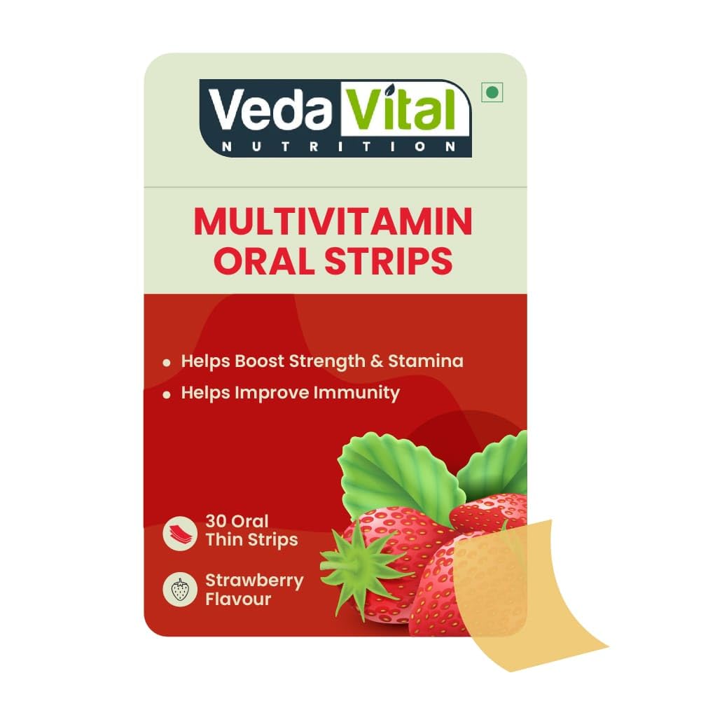 Veda Vital Nutrition Multivitamin Oral Strips Pack Of 1 Contains ...