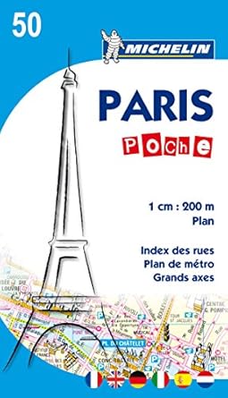 Michelin Paris Poche Map No. 50 (Pocket Map) (Maps/City (Michelin ...