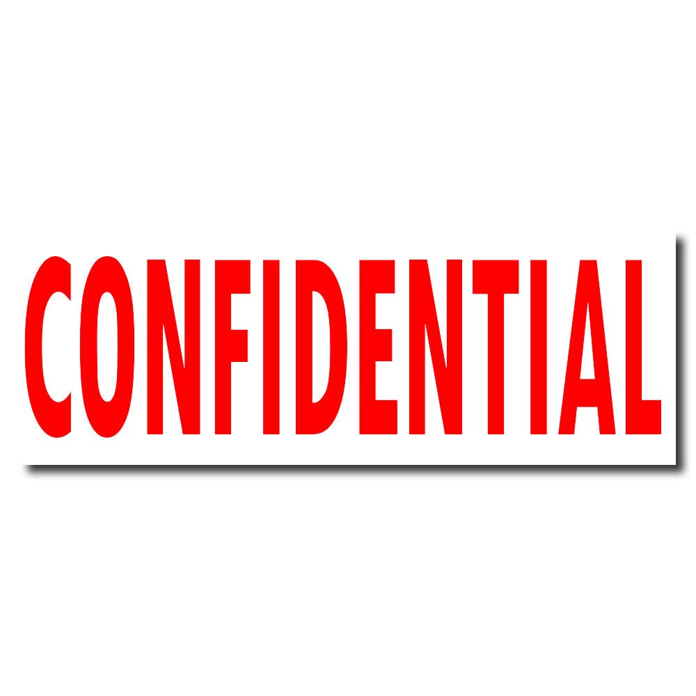 Private And Confidential Stamp