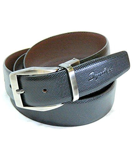 Buy SYNDEC (SBT - 001-30) Mens' Black and Brown Reversible Belt-Size-30 ...