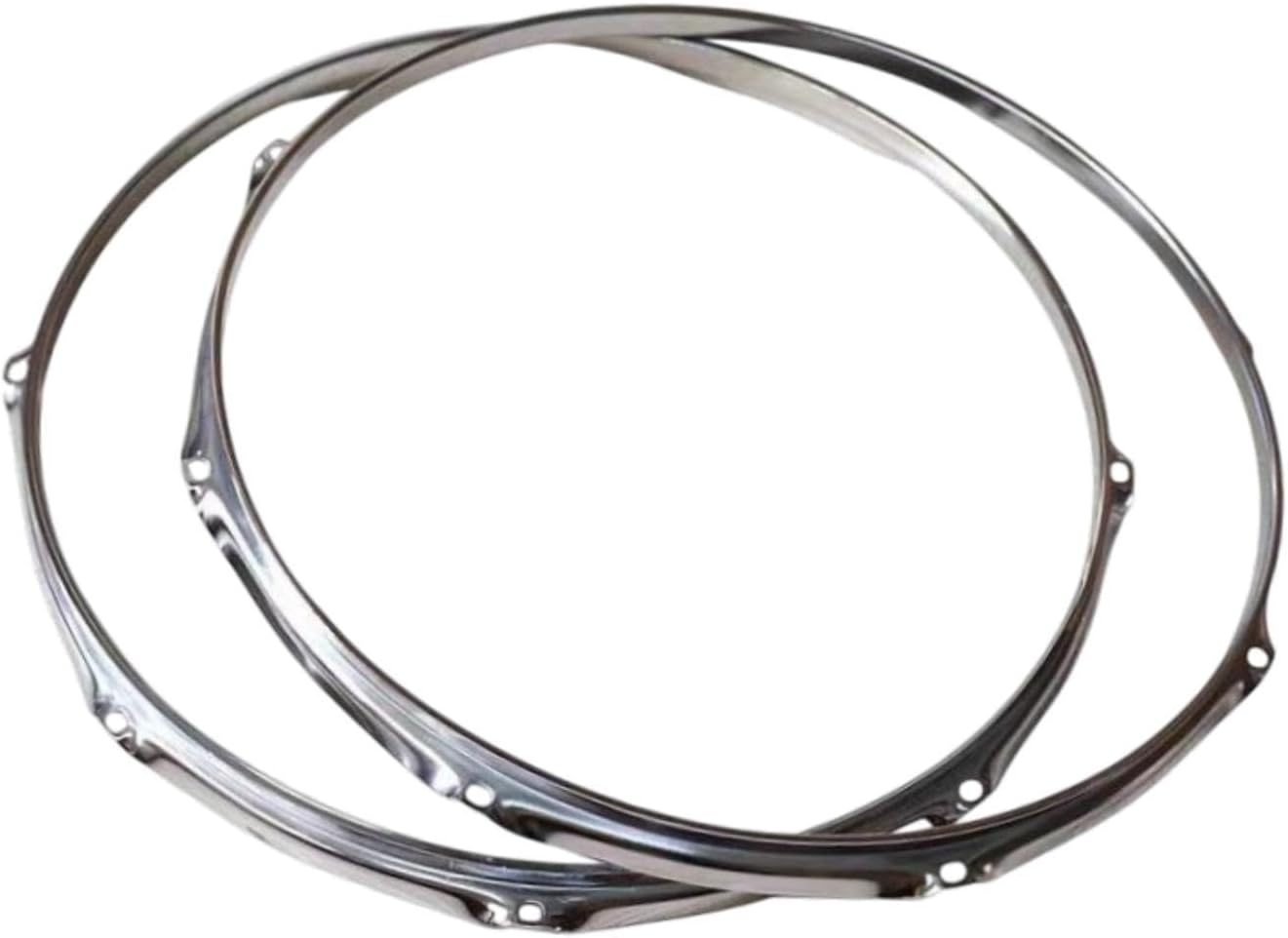 Amazon.com: Generic Bass Drum Hoops for Upper and Lower 6 Lug ...