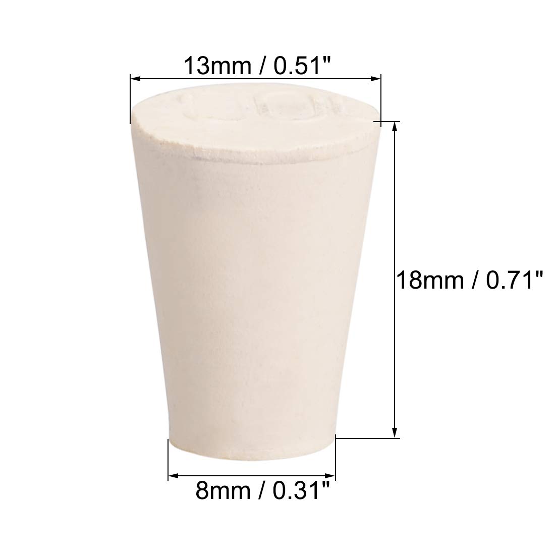 Carboy Stopper Near Me Uxcell White Tapered Shaped Solid Rubber Stopper ...
