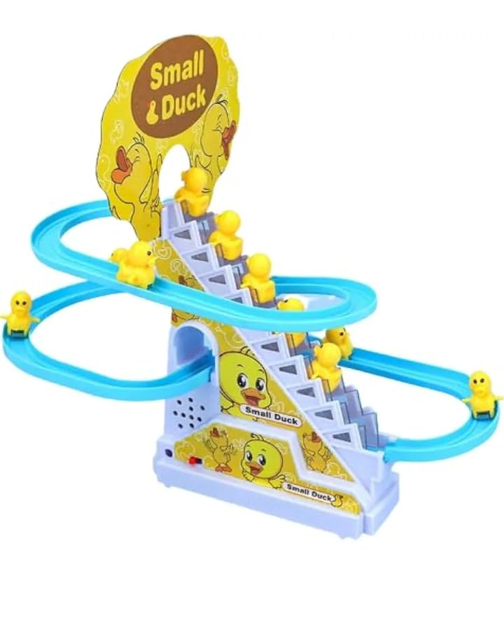 Manos Duck Musical Toy Slide 3 Duck Set | Musical 3 Duck Track Slide ...