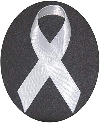 Amazon.com: Exclusive USA | American Made 250 White Satin Awareness ...