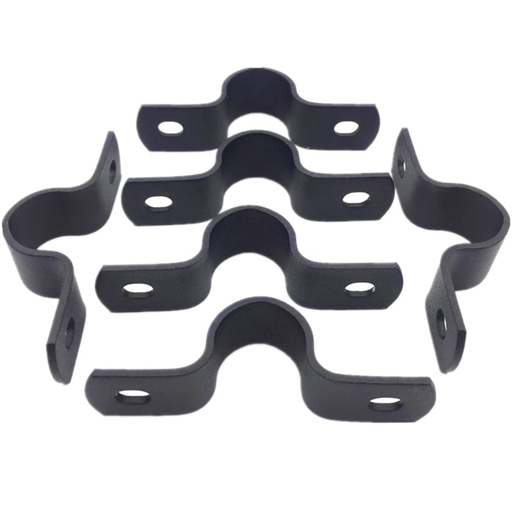 AUSENNA black U-Bracket Carbon steel clamp Thickened pipe clamp u ...