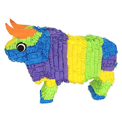 Pinatas Mexican Fiesta Rainbow Bull Pinata, Party Game, Decoration and ...