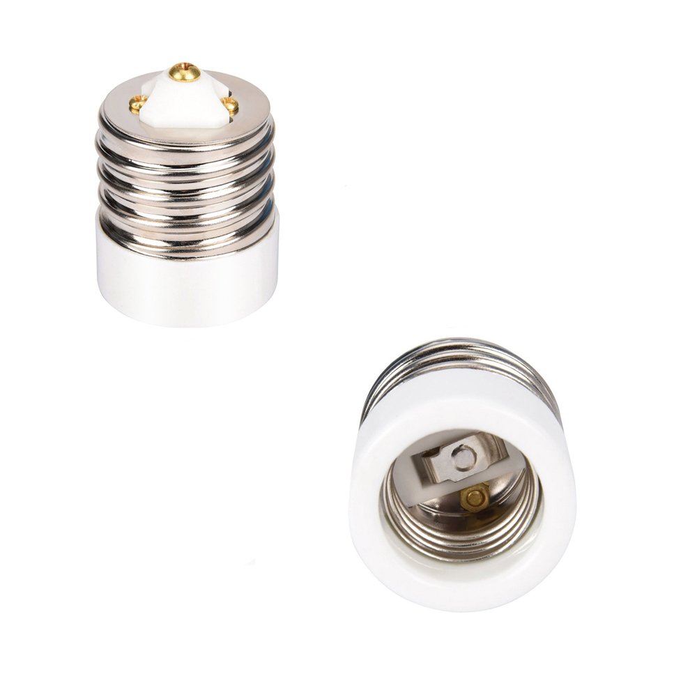 Amazon | E-Simpo 2個入 E39→E26, E26→E39口金変換アダプタ (E39→E26陶器製) | E-Simpo | 口金変換アダプタ 通販