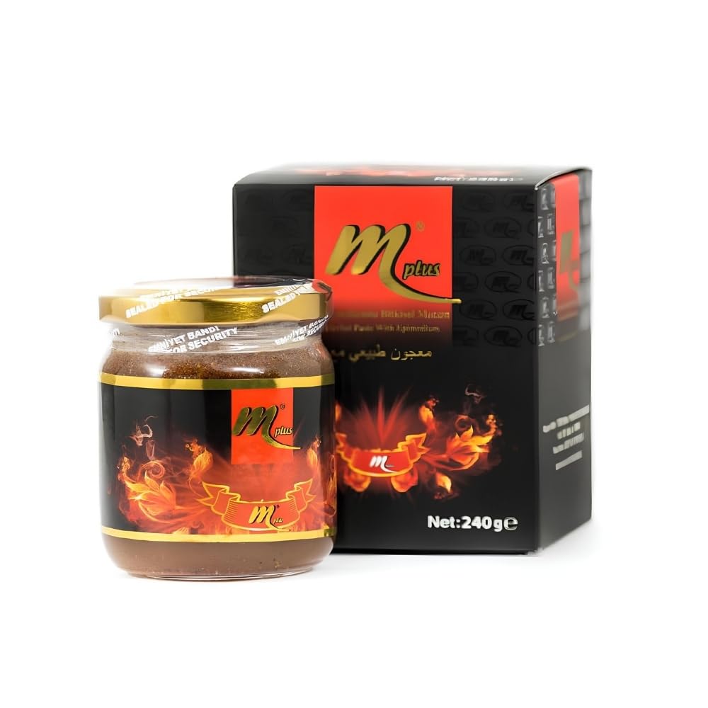 Amazon.com : M-Plus Turkish Honey with Ginseng and Tribulus - 240g mplus m plus : Grocery ...