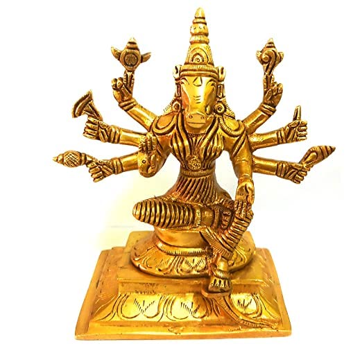 Buy Leo Traders Varaha Avatar Brass Statue (6.5 Inches) | Lord Vishnu's ...