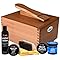 Amazon.com: FOOTMATTERS Professional Shoe Shine Valet Kit - Includes ...