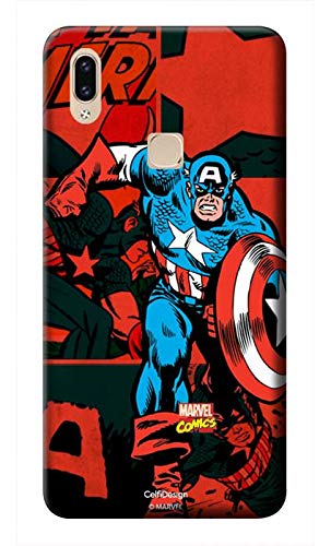 CelfiDesign Marvel Captain Comic Back Cover Case VIVO Vivo V9 : Amazon ...