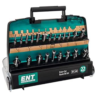 ENT 22-Piece Cutter Set In Yellow Plastic Shaft Diameter 8 Mm - Amazon.com