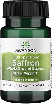 Swanson Full Spectrum Saffron 15mg, 60 Capsules : Amazon.com.au: Pantry ...