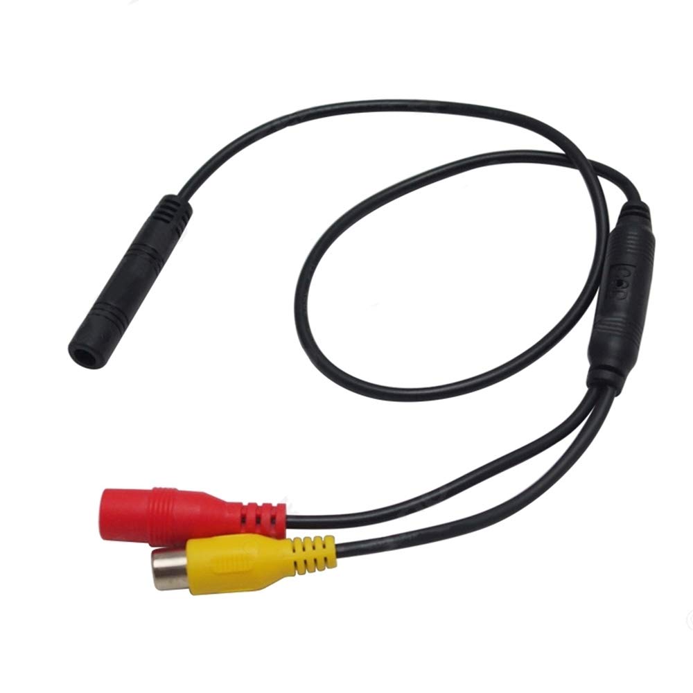 1PC Car Backup Reverse Camera 4-Pin Male to CVBS RCA Female Connector ...