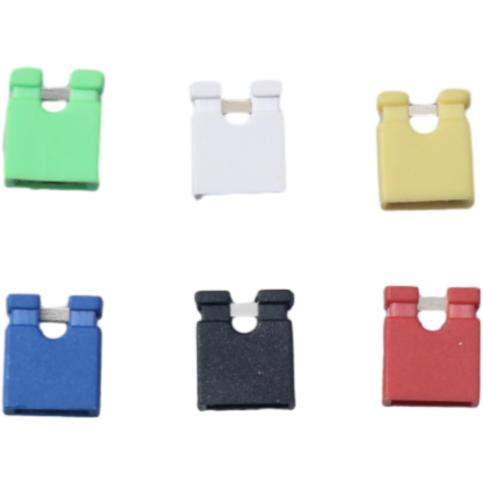 Snapklik.com : 60 Pcs 2.54mm Jumper Caps Standard Pin Header Shunts ...