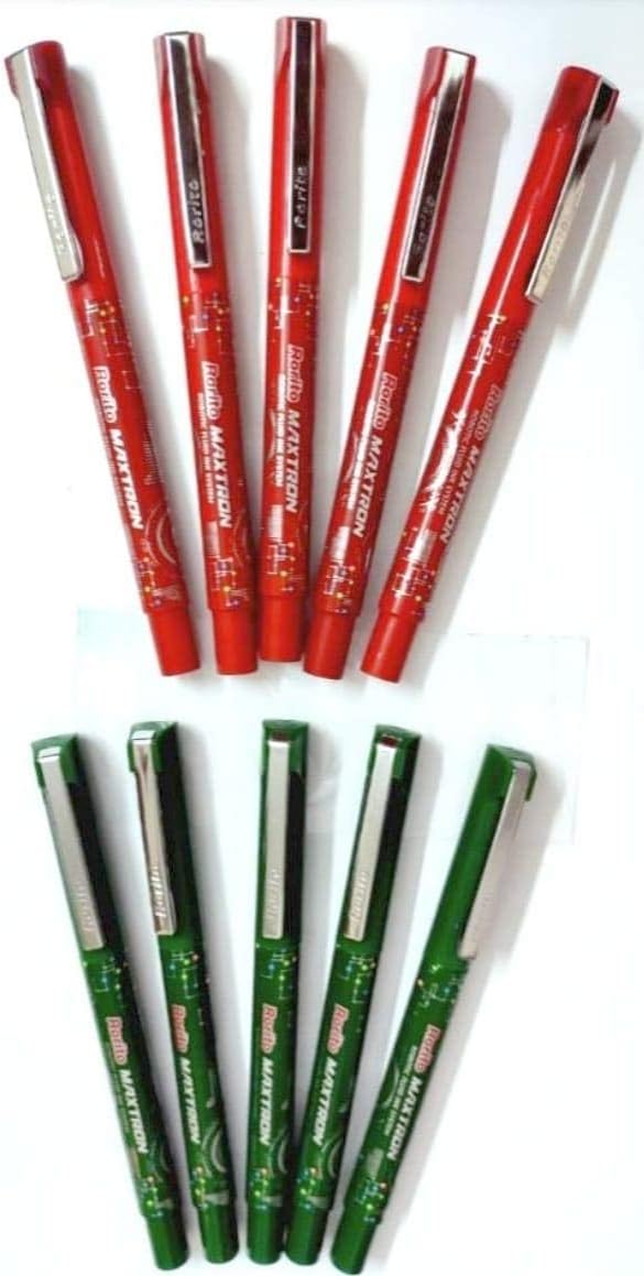 Rorito Maxtron 5 Pen & 5 Refills + 1 Scented Pen+ 1 Writing Pad ...