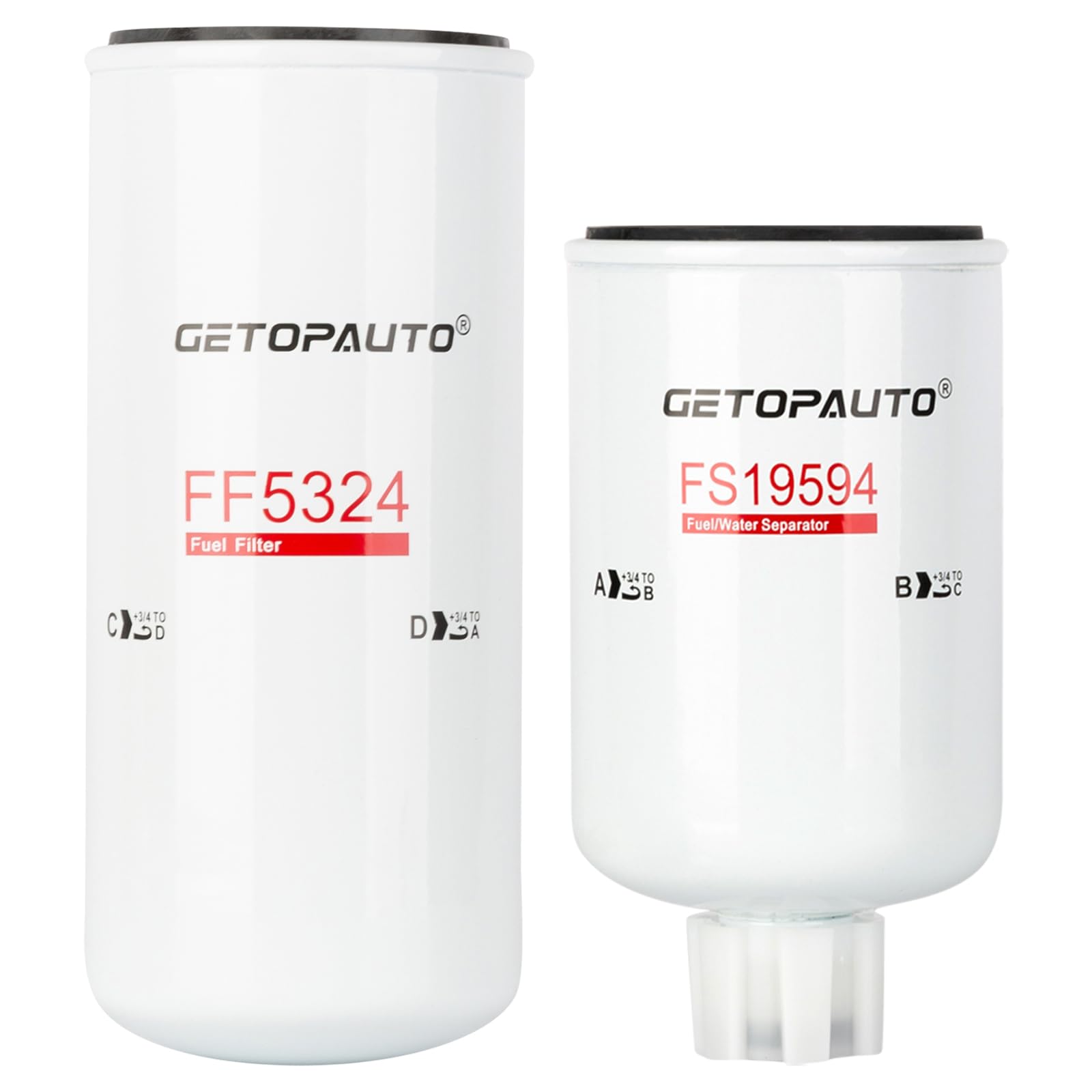 Amazon.com: GETOPAUTO FF5324 FS19594 Fuel Filter Compatible with AirDog ...