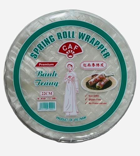 Amazon.com: Premium Spring Roll Wrapper, Fresh Rice Paper, Spring Roll ...