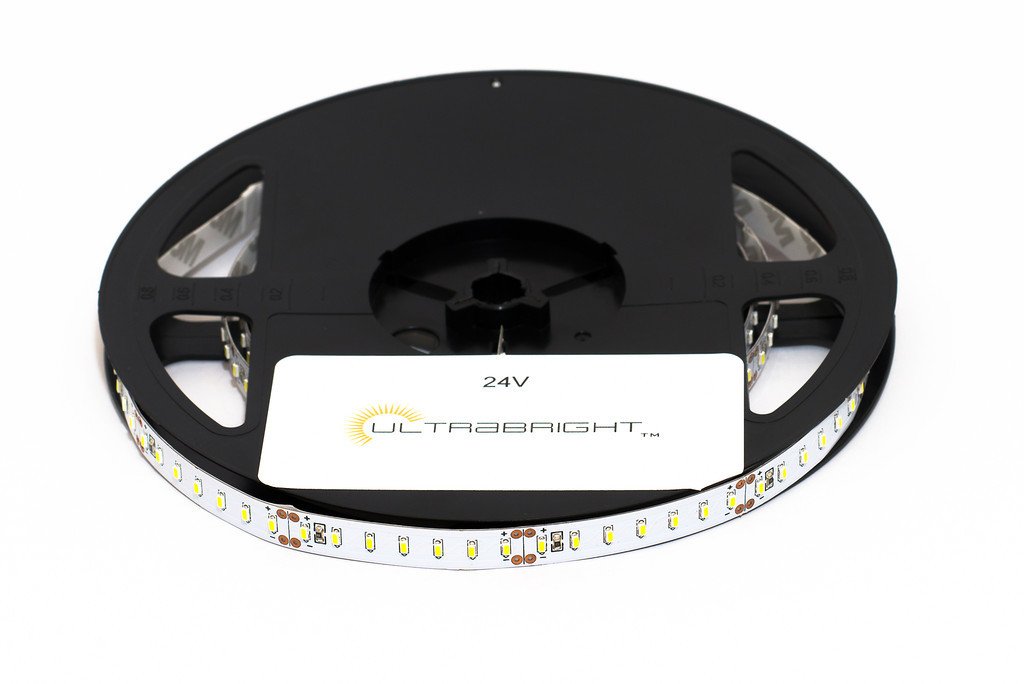 High Intensity 24V UltraBright LED 5M Strip Light Warm White 7225 ...