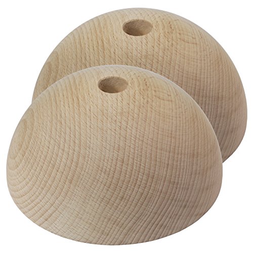 ALPIDEX 2 piece wood hemispheres climbing holds campus slopers real ...