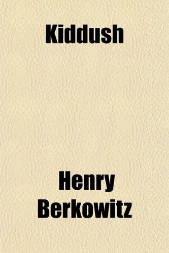 Amazon | Kiddush | Berkowitz, Henry | Judaism