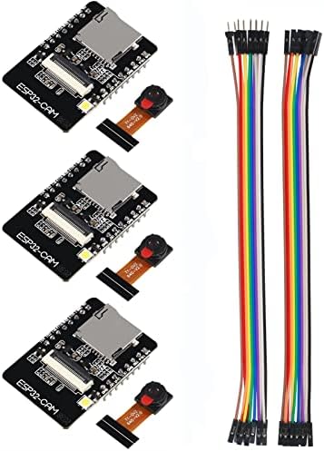 Amazon.com: 3PCS ESP32-CAM Camera Module ESP32 CAM WiFi Bluetooth ...