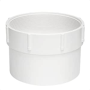 Amazon.com: Cinsda 6" PVC DWV Female Adapter Pipe Fitting, Flush Sewer ...