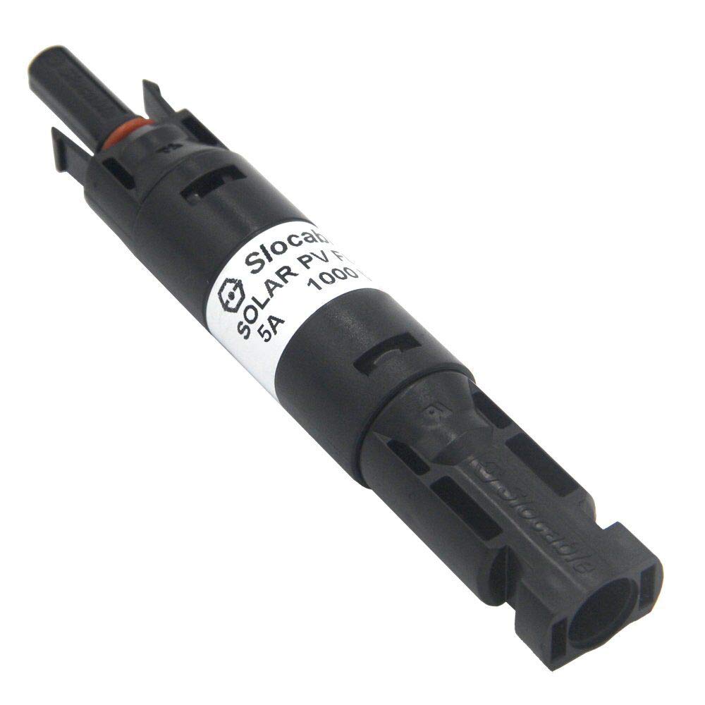 Snapklik.com : 5A Solar Panel PV in-Line Fuse Holder w/Fuse ...