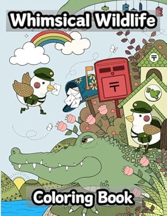 Amazon.com: Whimsical Wildlife Colouring Book for Adults: Animals ...