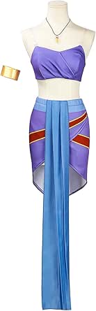 Amazon.com: Evlcos Princess Kida Costume for Women Adult with Cosplay ...
