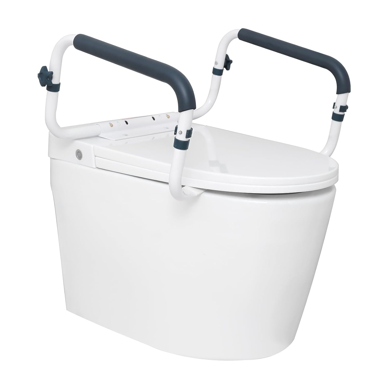 Amazon.com: VEVOR Toilet Safety Rail, 300LBS Capacity Toilet Seat Frame ...
