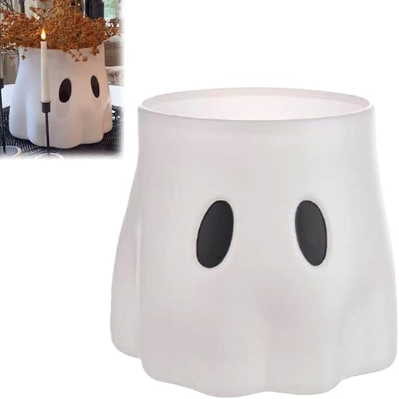 Amazon.com: Ghost Bucket Vase, 2025 New Ghost Bucket Decor,Halloween ...