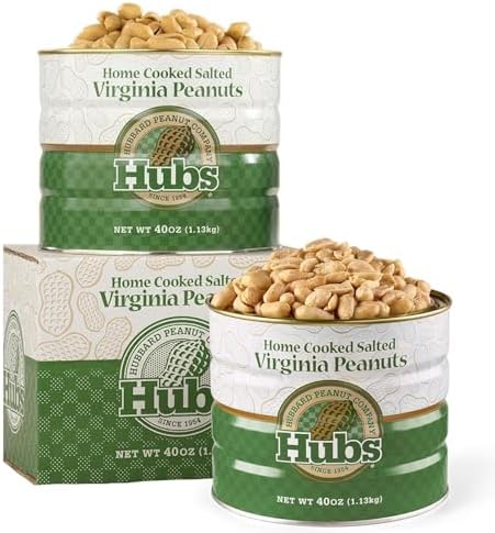 Amazon.com : Hubs Peanuts Premium Salted Virginia Nuts - Irresistible ...
