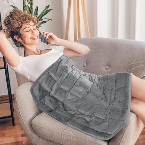 Amazon.com: TONGDADA Weighted Lap Blanket 7lbs for Adult,Perfect for ...