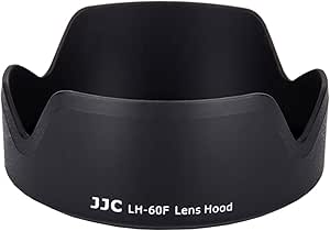 JJC Replacement of Canon EW-60F Lens Hood Shade Reversible Tulip Flower Hood for RF-S 18-150mm ...