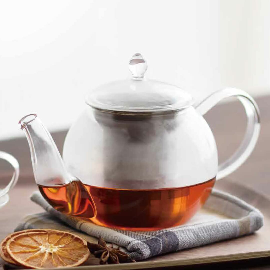 Amazon｜KEYUCA (ケユカ) Malte 耐熱ガラス ティーポット｜ティーポット オンライン通販