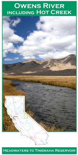 Amazon.com: Hot Creek & Owens River 11x17 Fly Fishing River Map ...