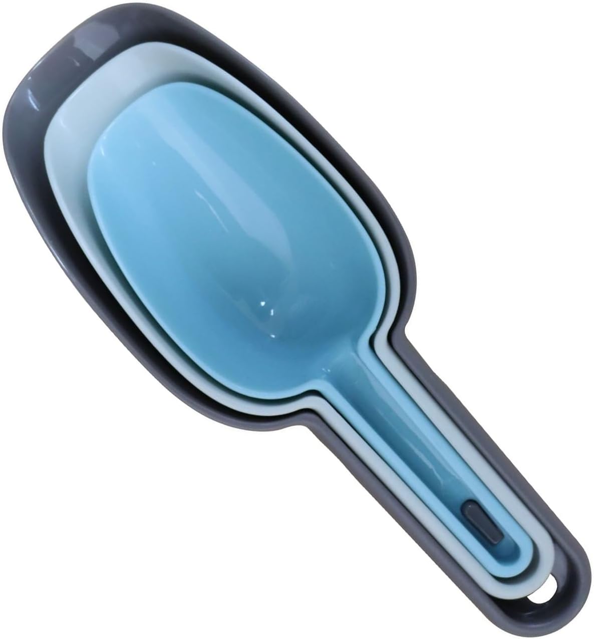 3 Pcs Plastic Ice Scoop, Food Scoops Set,Multifunction Food-Grade Food ...
