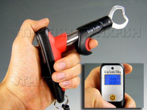 Amazon.com: 1pcs 25kg Digital Fishing Lipper Gripper Lip Grip aluminium ...
