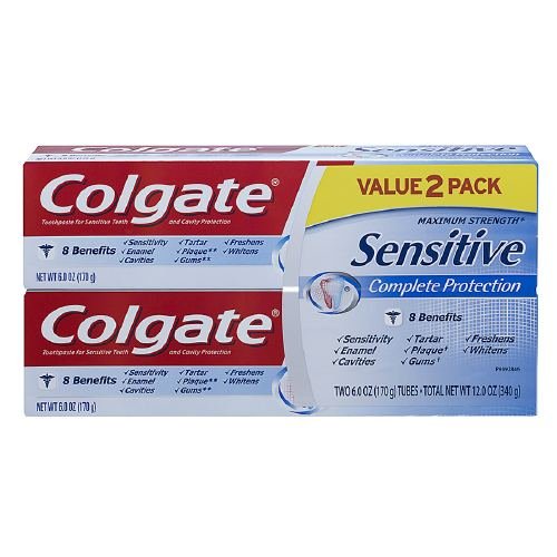 Amazon.com: Colgate Sensitive Complete Protection Toothpaste Twin Pack-6 oz