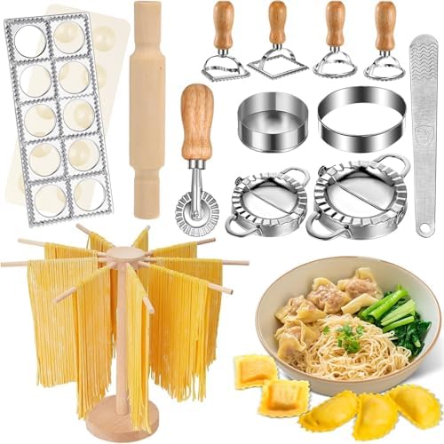 Amazon.com: Ravioli Pasta Cutter Wheel Set 15PCS - Ravioli Maker Press ...
