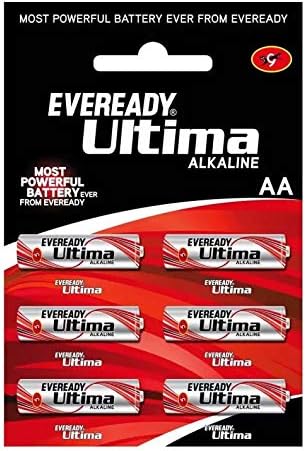 Eveready Ultima Alkaline AA Battery, 400% Longer Lasting, Anti-Leak ...